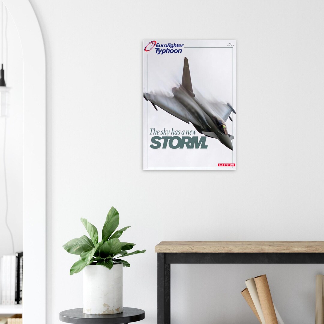 Eurofighter Typhoon Poster – Fighter Jet Poster | Military Aviation ...