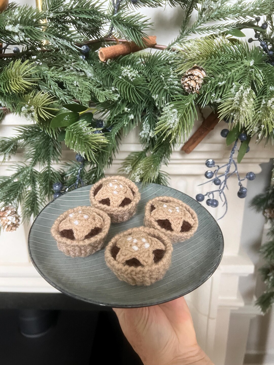 Mince Pie Crochet Pattern: Festive Amigurumi Plushie (PDF Digital ...