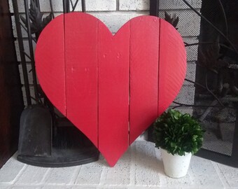 Large Heart Decorations - Etsy