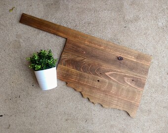 Wooden Oklahoma Sign - Etsy