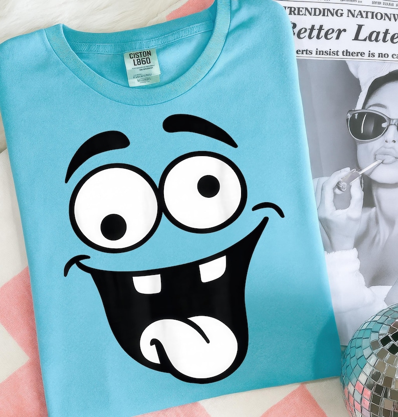 Funny Face Png, Goofy Tongue Out Expression Design, Cute Cartoon ...
