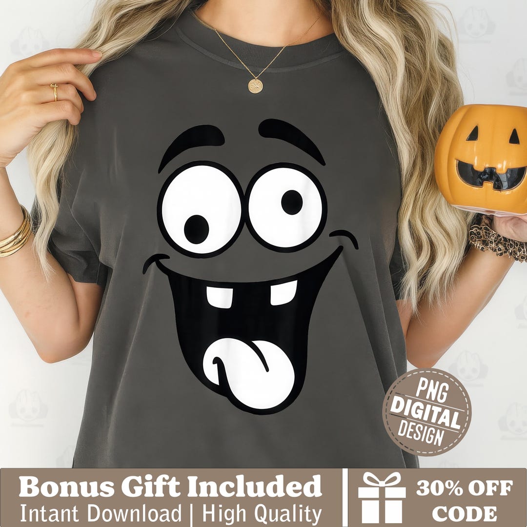 Funny Face Png, Goofy Tongue Out Expression Design, Cute Cartoon ...