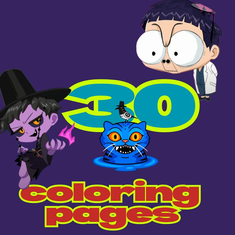 Derpy Creature Coloring Book, K-pop Demon Theme (PDF) - Etsy