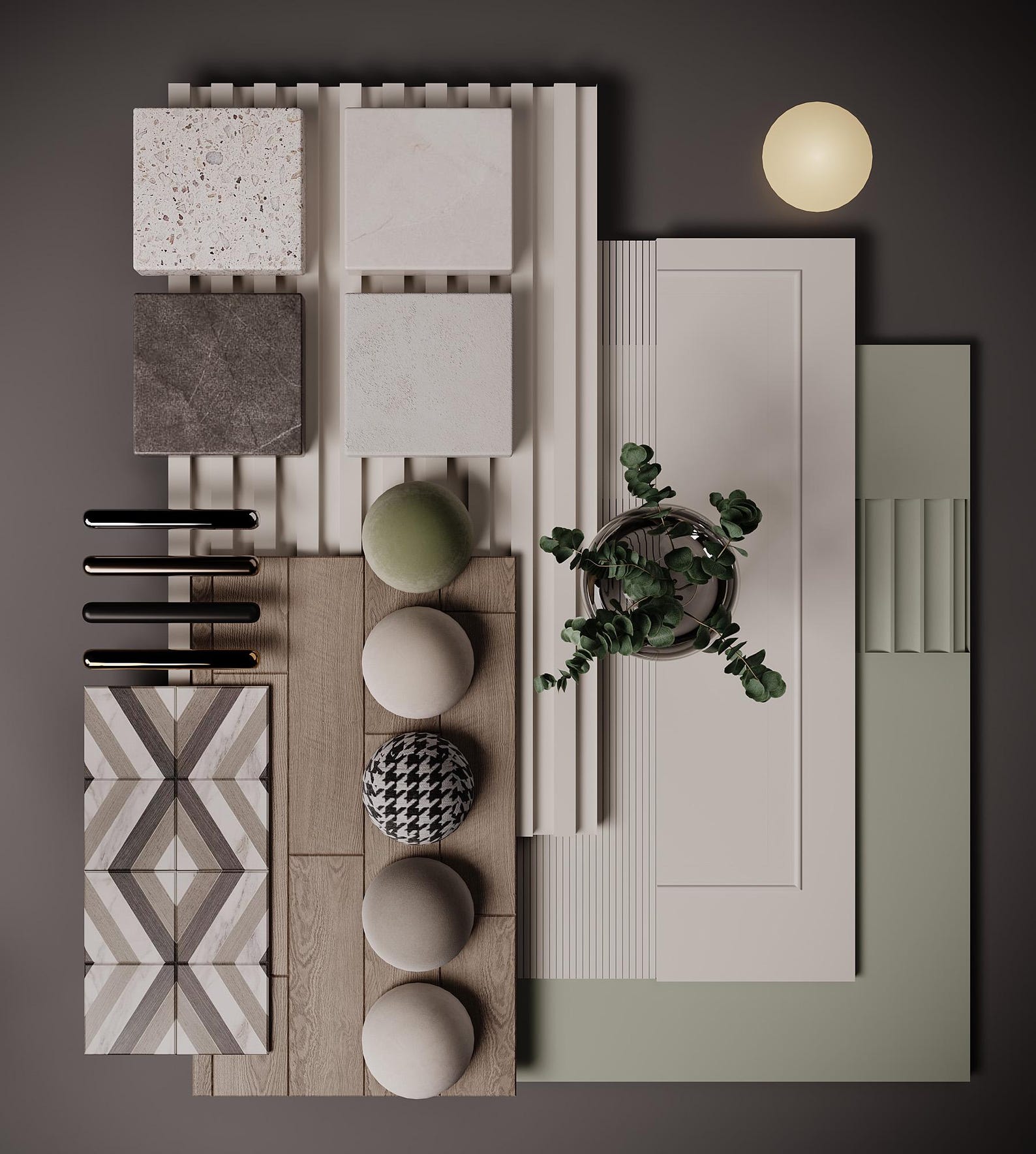 Custom Material Board for Interior Designers & Architects | Digital ...
