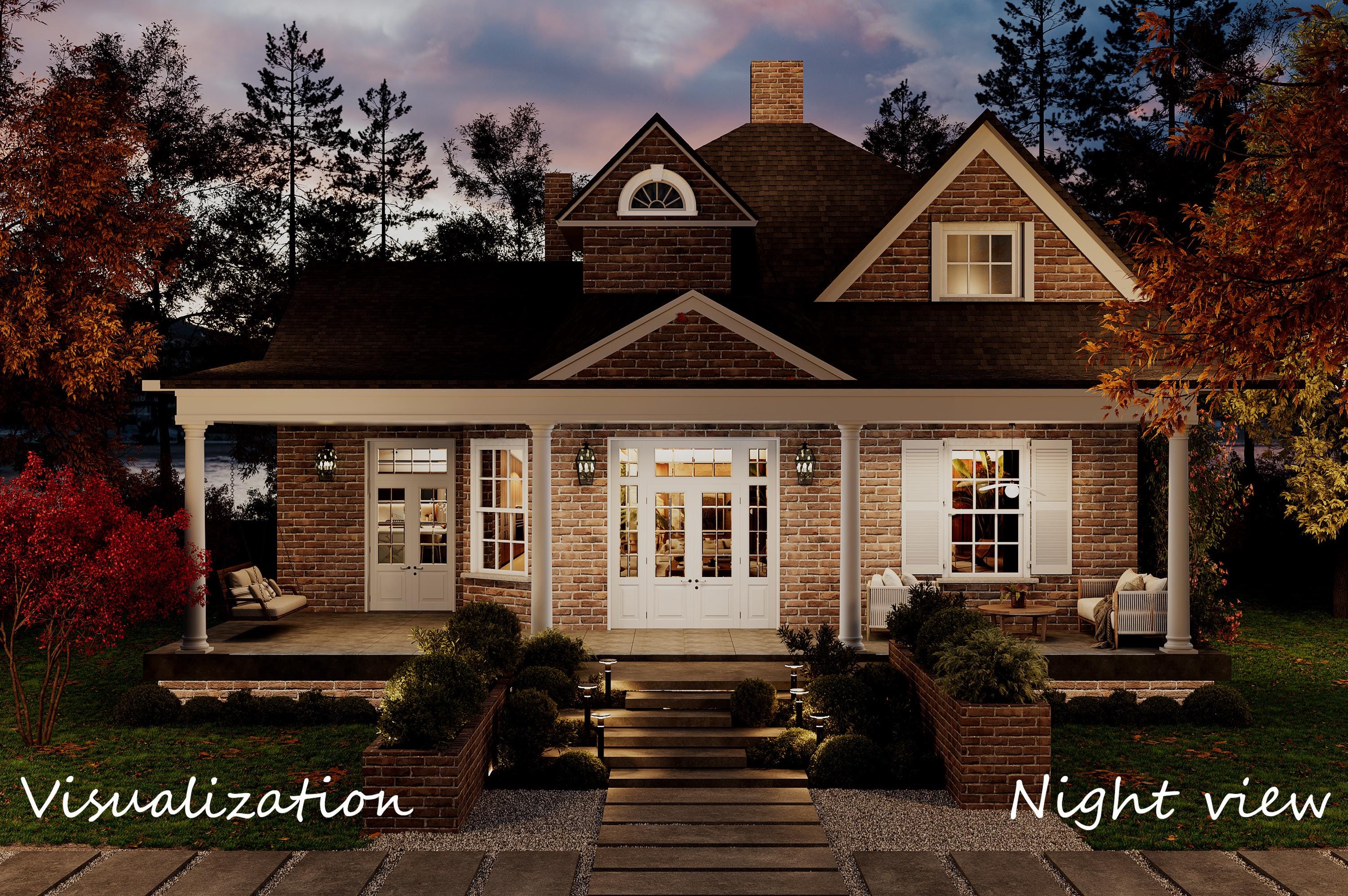 Custom 3D Exterior Remodel Visualization | Before/after House Facade ...