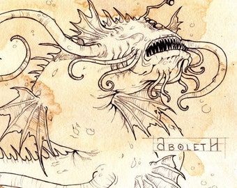 Aboleth Wall Art - Etsy