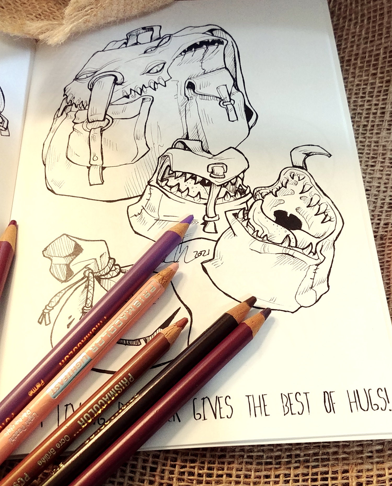 The Mini Manual of Mimics: Dnd Coloring Book - Etsy Australia