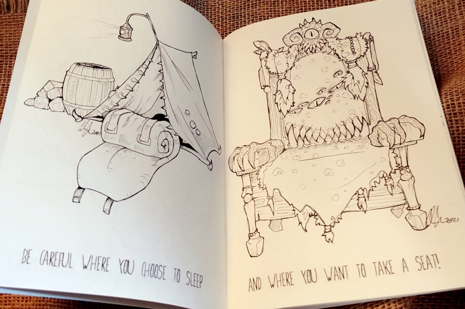 The Mini Manual of Mimics: Dnd Coloring Book - Etsy India