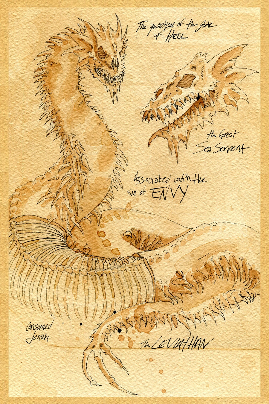 Princes of Hell: LEVIATHAN Mini Poster (11x17") - Etsy