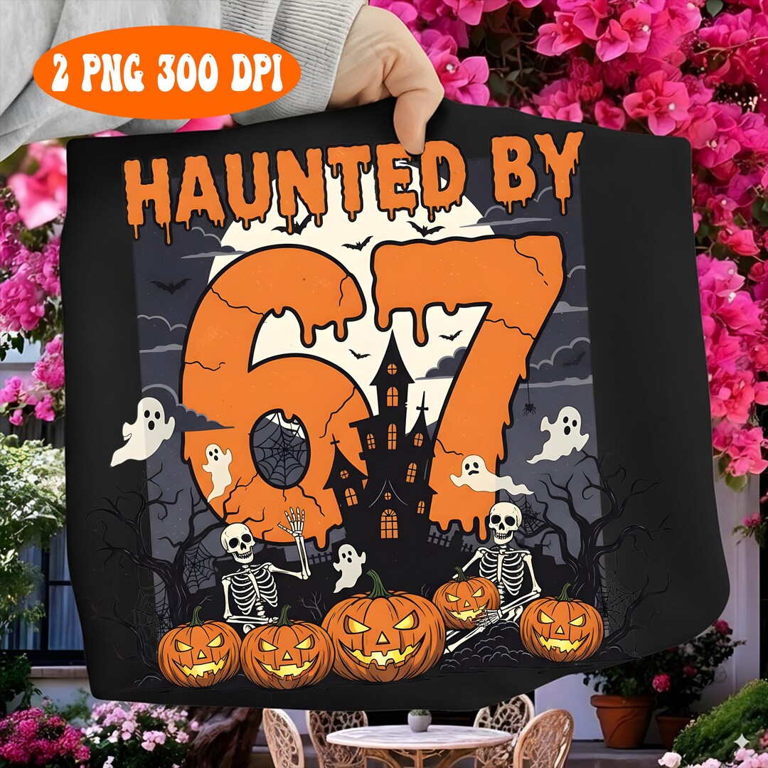 Haunted by 6 7 Halloween Bundle – Six Sevin 2 Png, Skeleton Hands ...