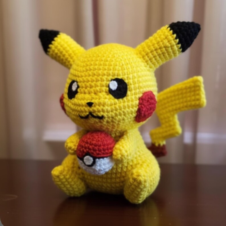 Pikachu Amigurumi Crochet Pattern - Children Toy En Du FR Es, Instant ...
