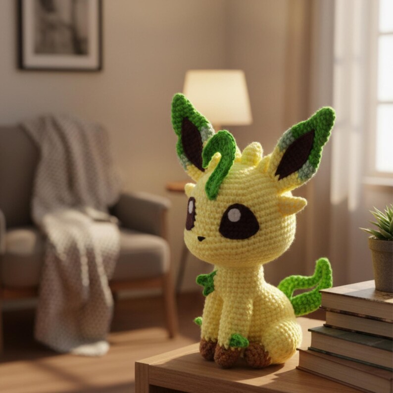 Pokemon Chibi Leafeon Crochet Pattern, Pokemon Plush - Children Toy Pdf ...