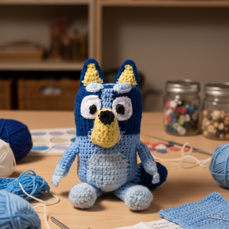 Bluey Crochet Pattern, Beginner Friendly Amigurumi Children Toys (PDF ...