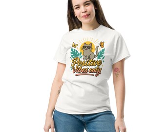 Timeless Tee, Mindfulness Shirt, Positive Vibes T-shirt, Gratitude ...