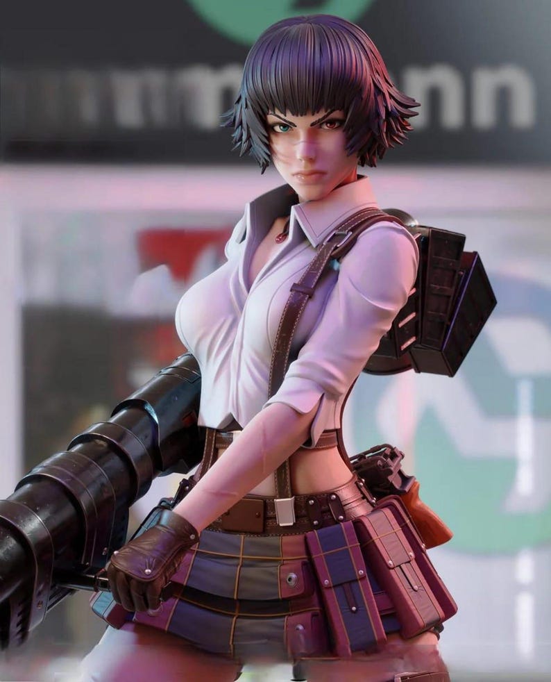 Lady - Devil May Cry 20-25-30 Cm - Collectible Figure - Etsy