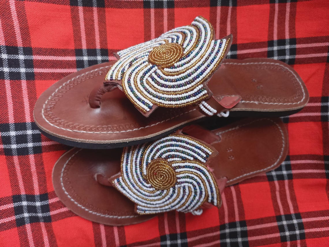 Women Sandals, Masai Sandals, African Sandals, Beaded Sandals, Women ...