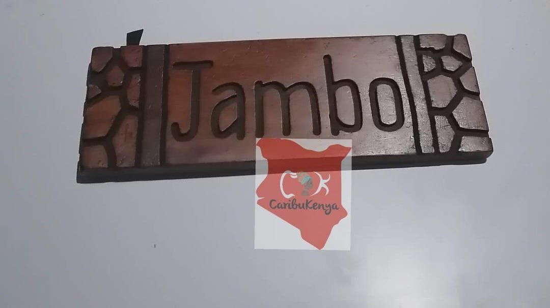 Outdoor Signs,welcome Home Sign,karibu Sign, Welcome,kenyan Wall Decor ...