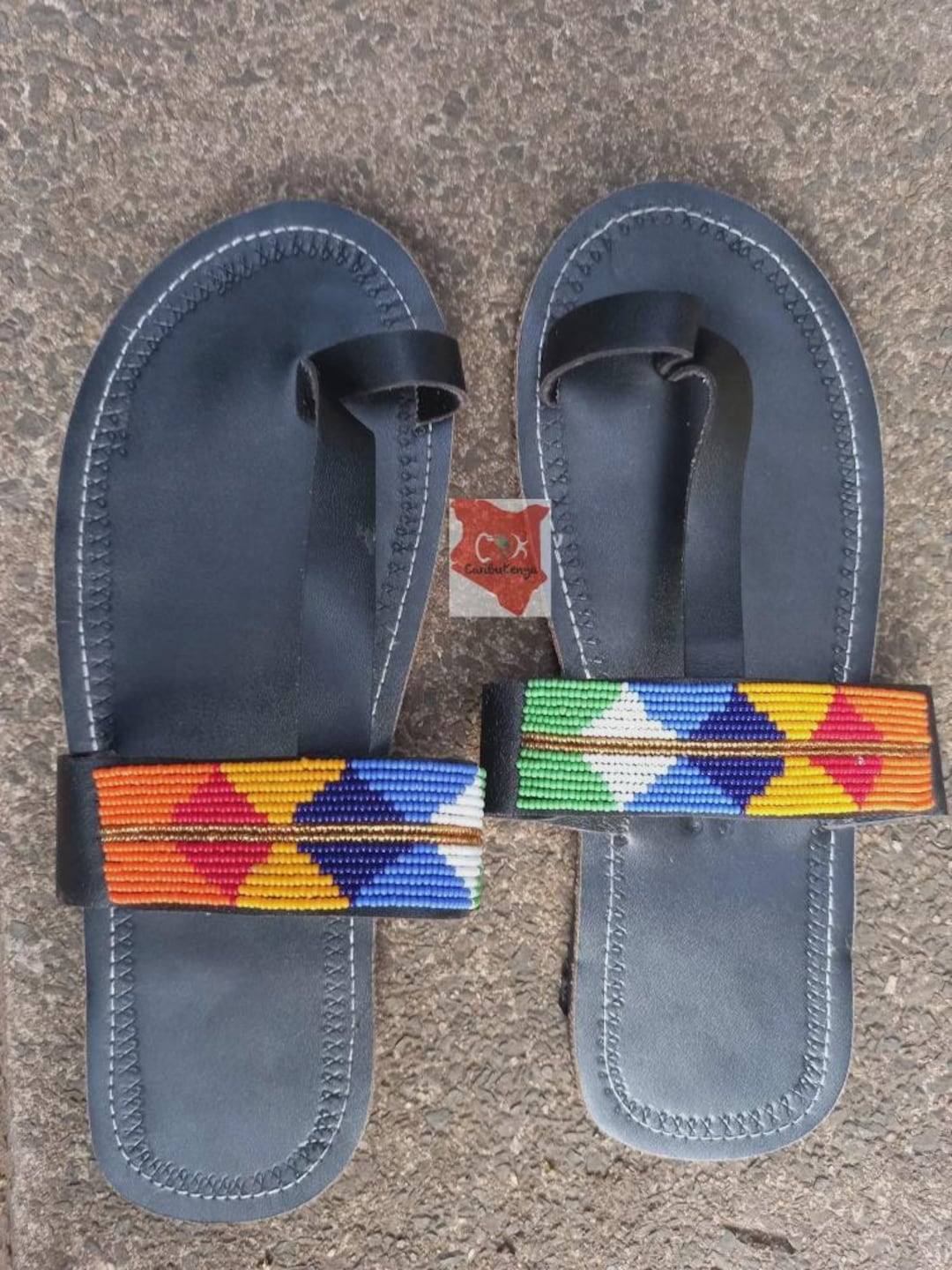 Male Sandal,leather Sandals,beaded Sandals,personalized Gift for Him ...