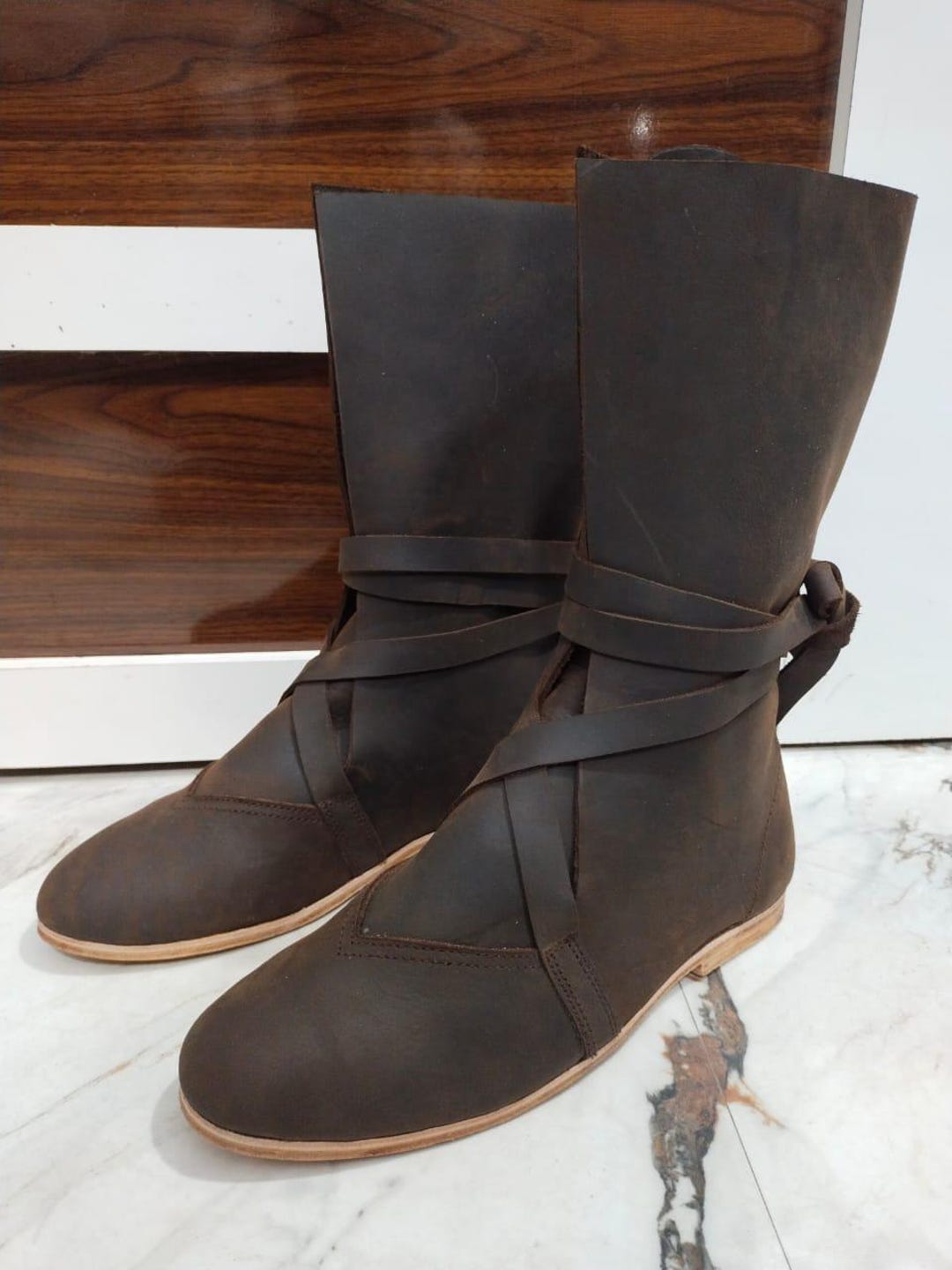 Medieval Genuine Leather Boots Renaissance SCA LARP Boot - Etsy