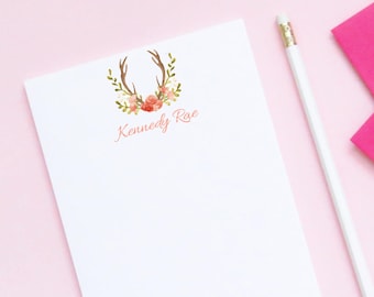 Custom Stationary Notepad for Girls Customized Writing Paper | Etsy