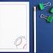 Baseball Notepad for Boys Personalized Notepad Set Sports | Etsy