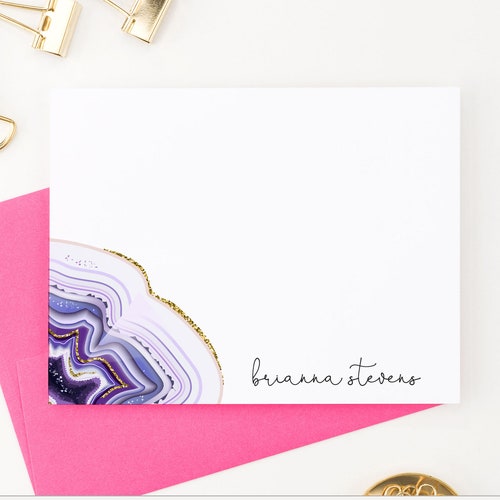 Personalized Note Cards With Envelopes Note Cards Set - Etsy