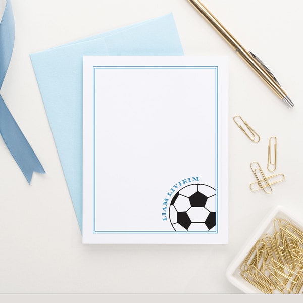 Soccer Thank You Cards - Etsy