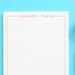 Custom Stationary Notepad for Girls Customized Writing Paper - Etsy