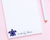 Sea Turtle Stationery Sea Turtle Notepad Personalized Notepad - Etsy