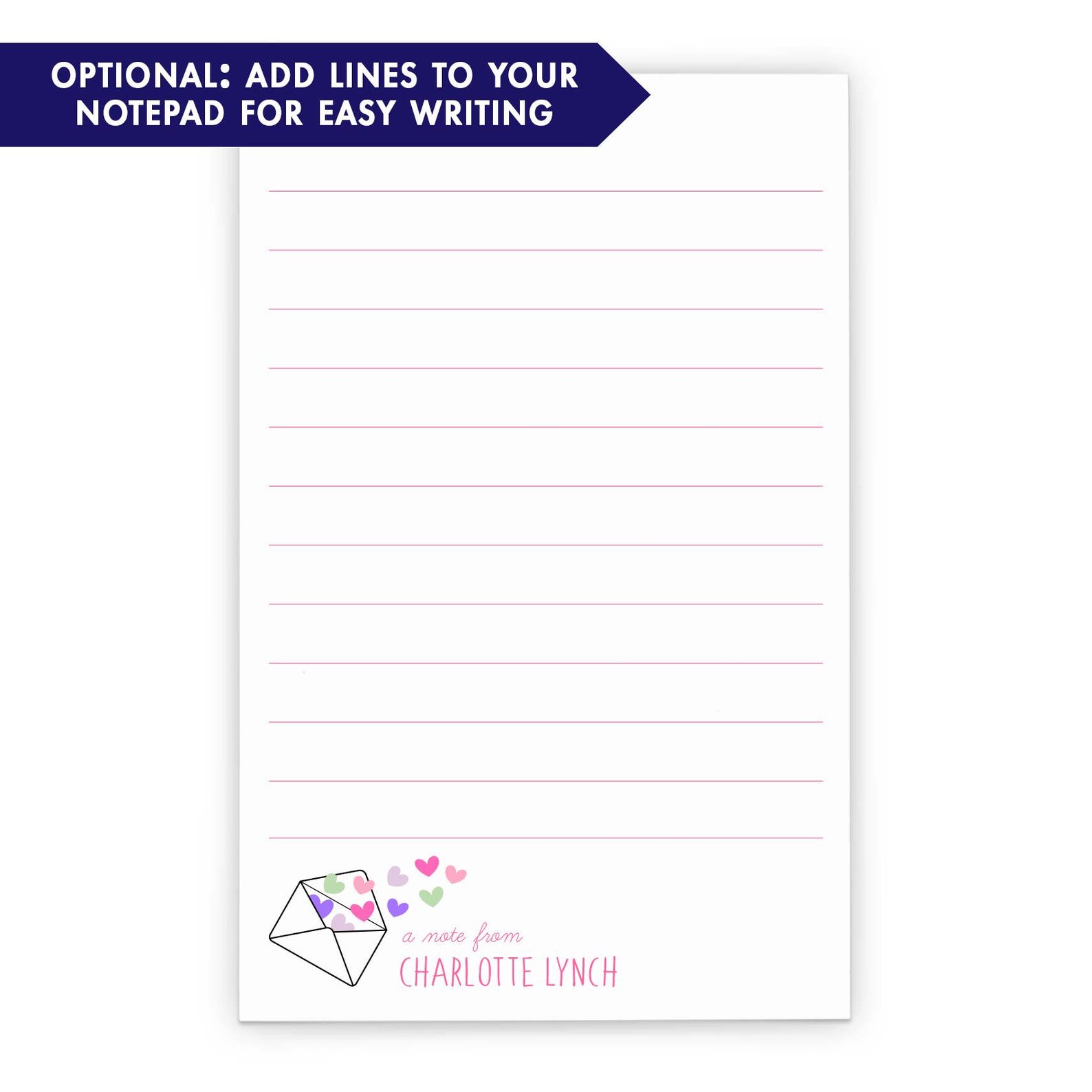 A Note From Notepad for Girls Personalized Stationary, Envelope and ...