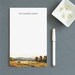Personalized Family Note Pads, Custom Letter Writing Set, Watercolor ...