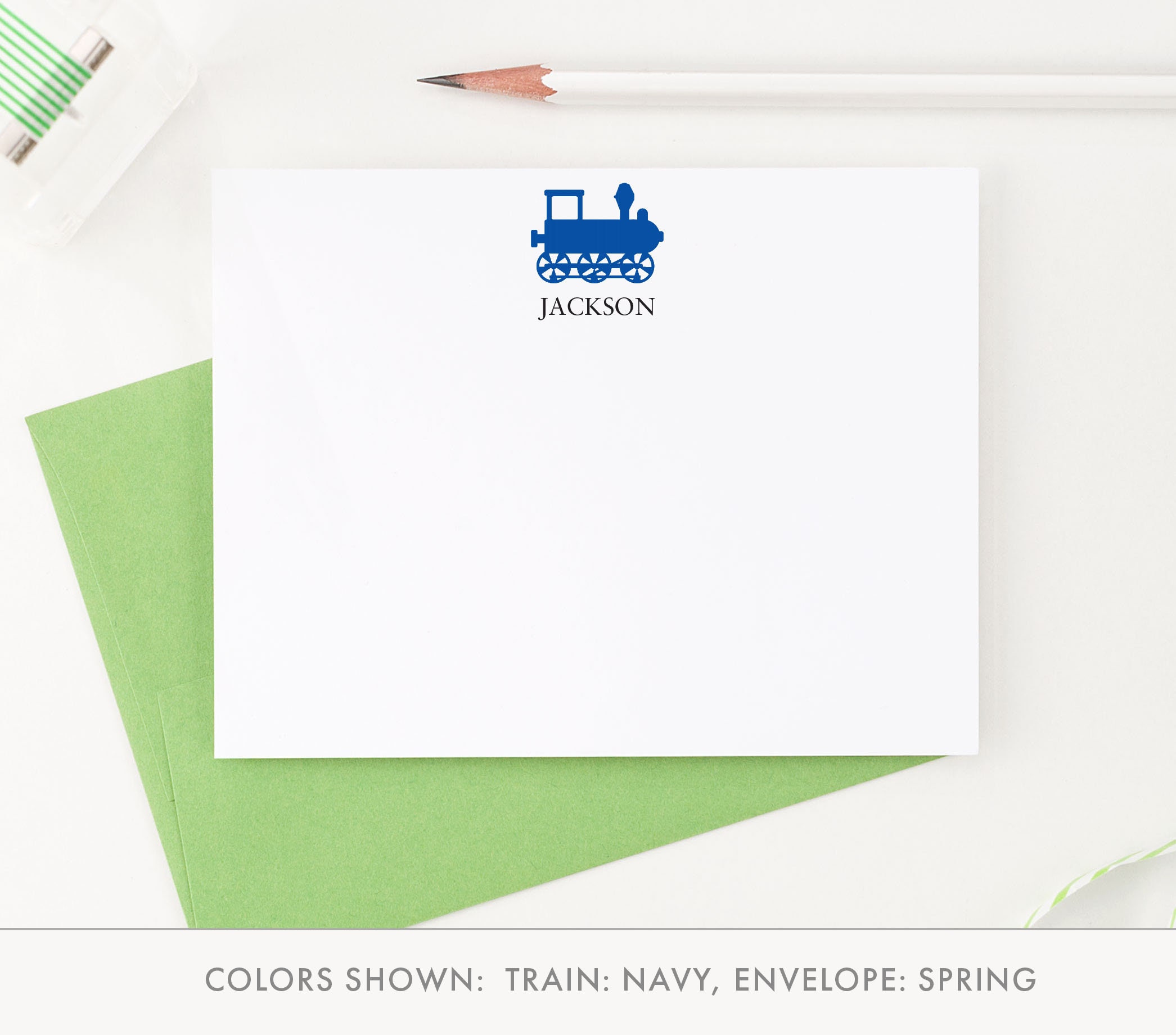 Boys Stationary Train Stationery for boys Boys Personalized | Etsy