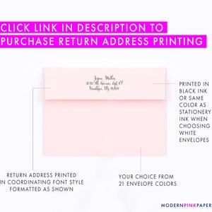 Calligraphy Notecard for Adult, Personalized Thank You Cards for Women ...