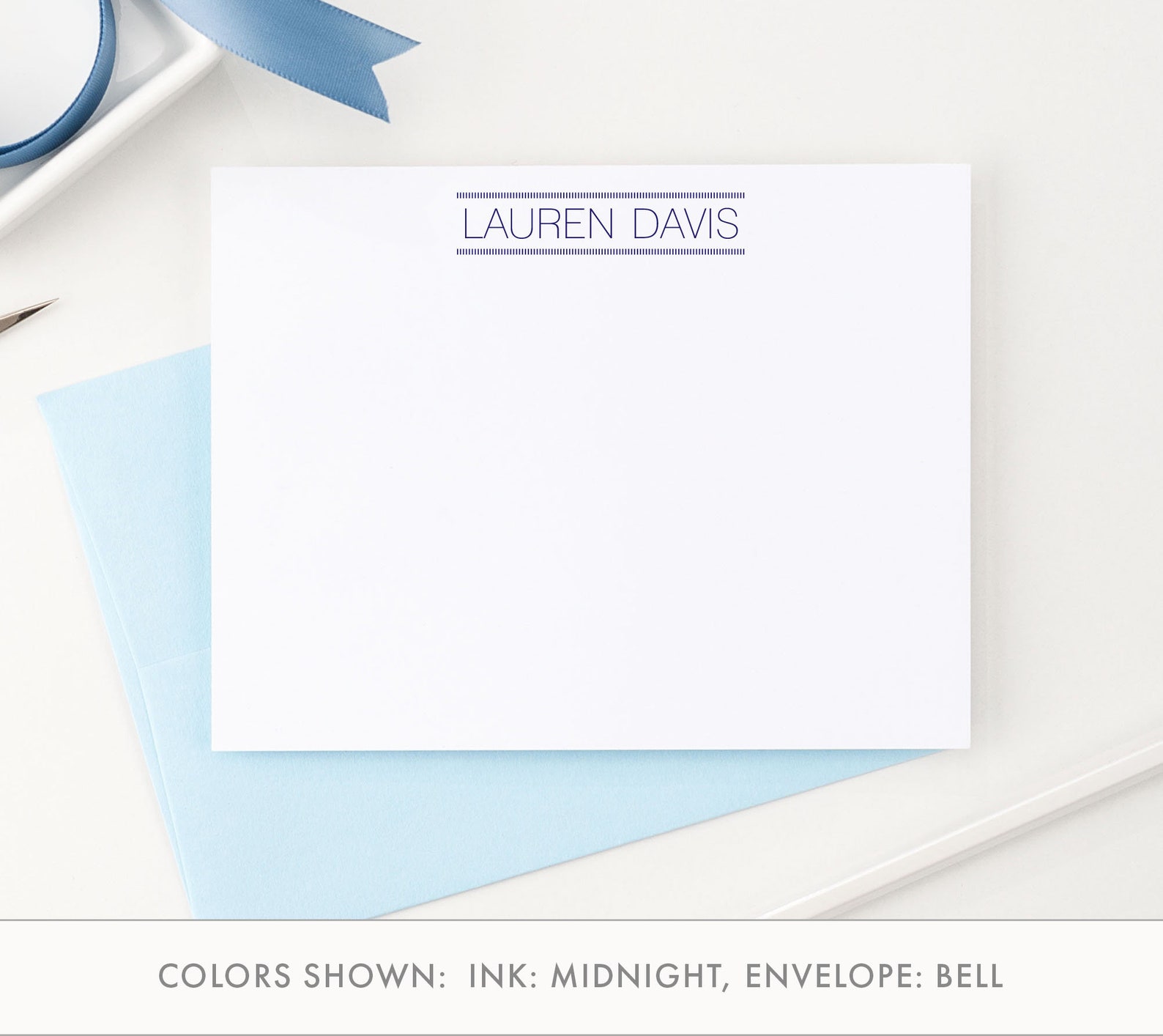 Personalized Stationery for Girls Custom Flat Note Cards - Etsy