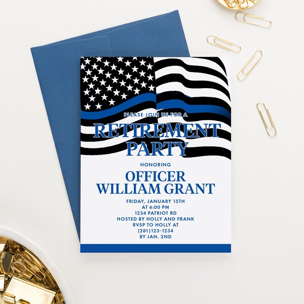 Police Retirement Party - Etsy