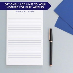 Personalized Professional Notepads for Women and Men, From the Desk of ...