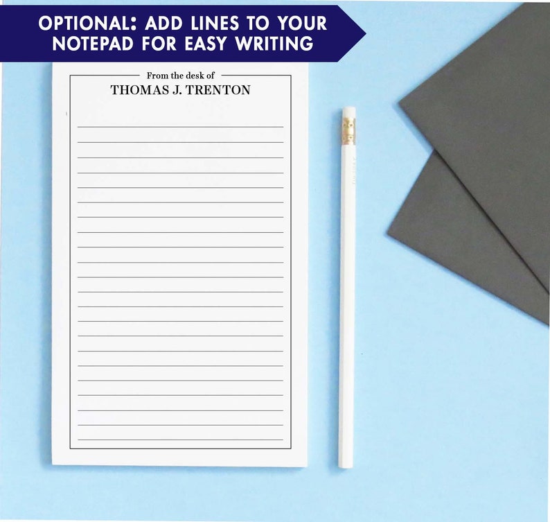 Mens Professional Notepads, From the Desk of Stationery Paper for ...