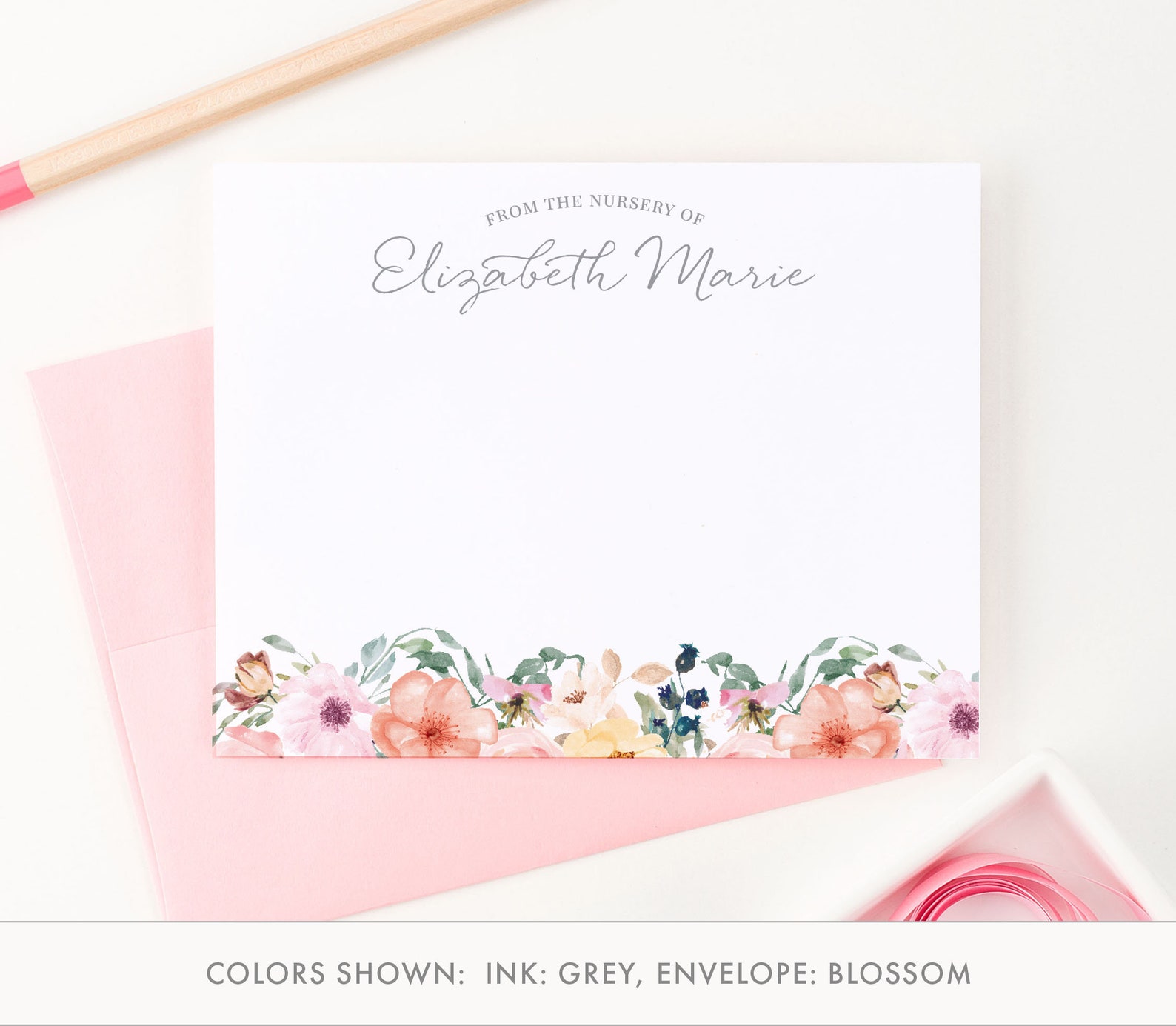 Personalized Baby Thank You Cards Girl Baby Girl Thank You - Etsy