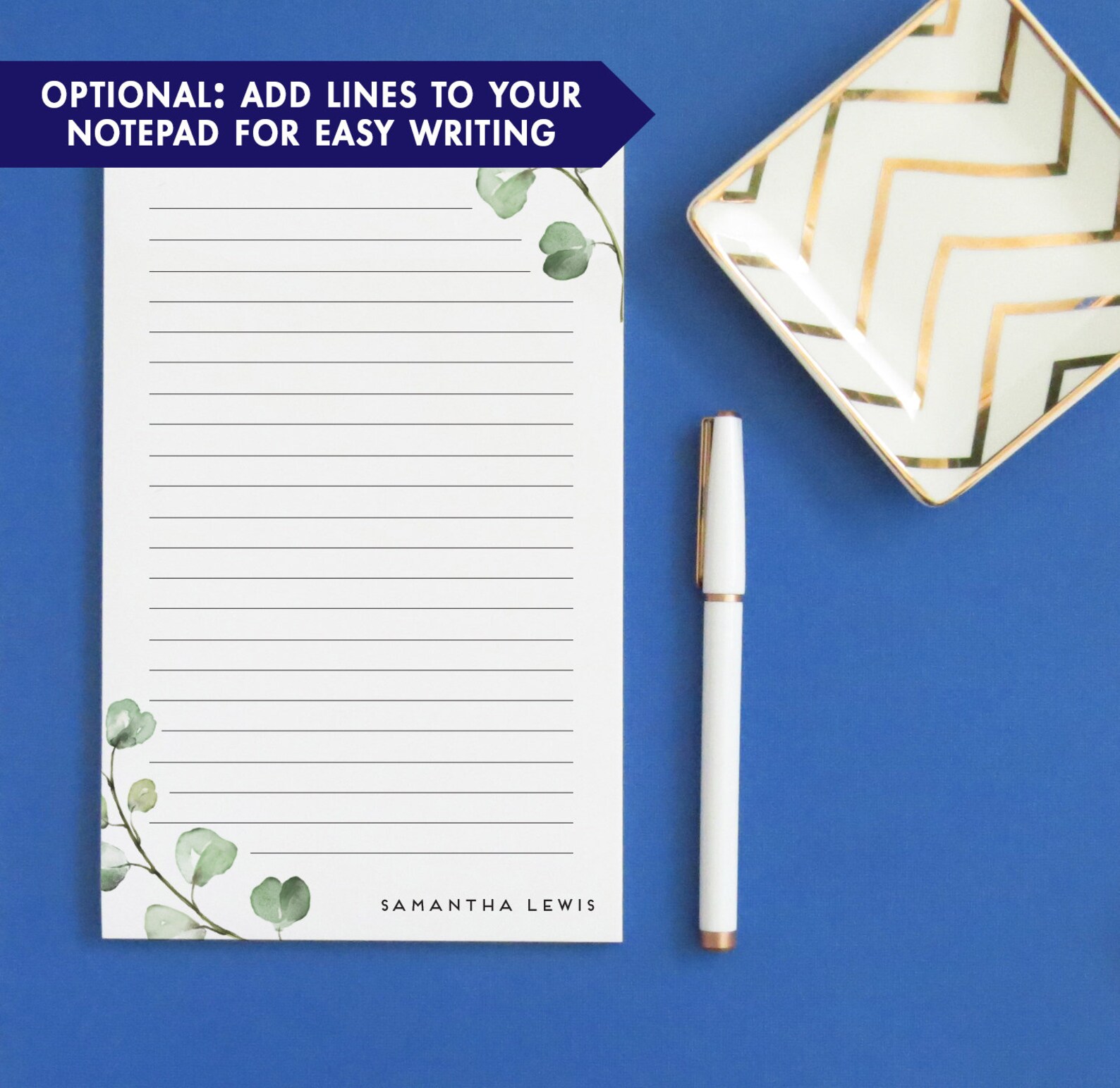 Greenery Notepads for Women Personalized Note Pads With - Etsy