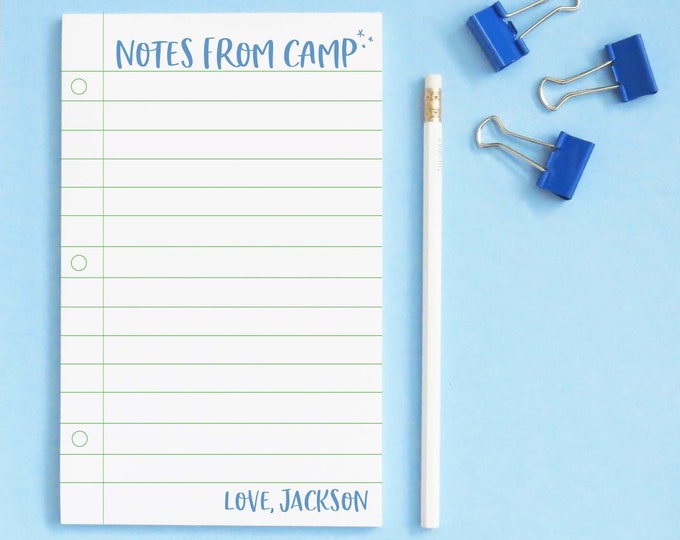 Printable Letter From Camp • Summer Camp Stationery • Kids Camp ...