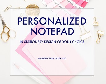 Personalized Notepad for Men Personalized Notepad for Women, Note Pads ...