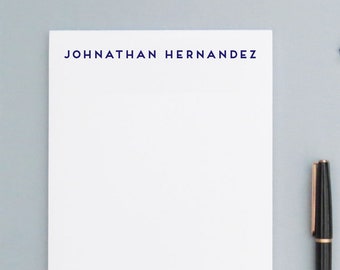 Mens Modern Note Pads Personalized Notepad for Men Custom | Etsy