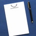 Deer Notepad for Men Personalized Stationery With Antlers Writing Paper ...