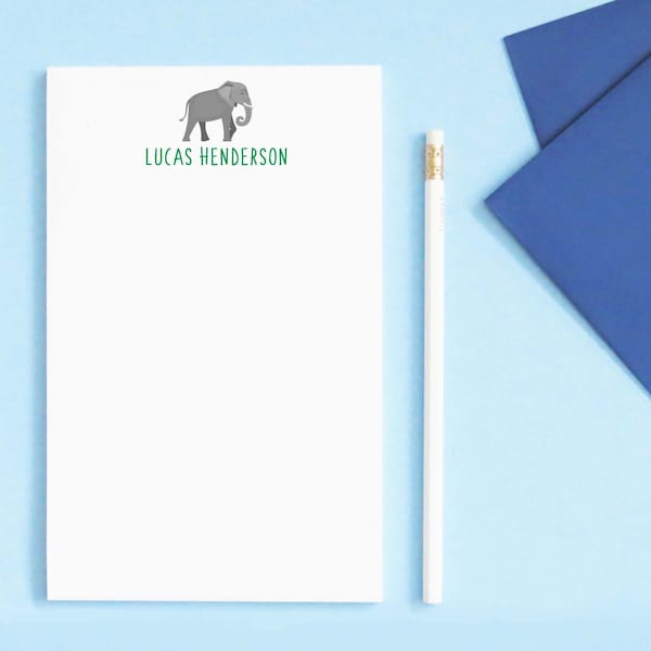 Elephant Notepad - Etsy