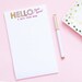 Girls Unicorn Stationary Set for Kids Customized Notepad Paper, Cute ...