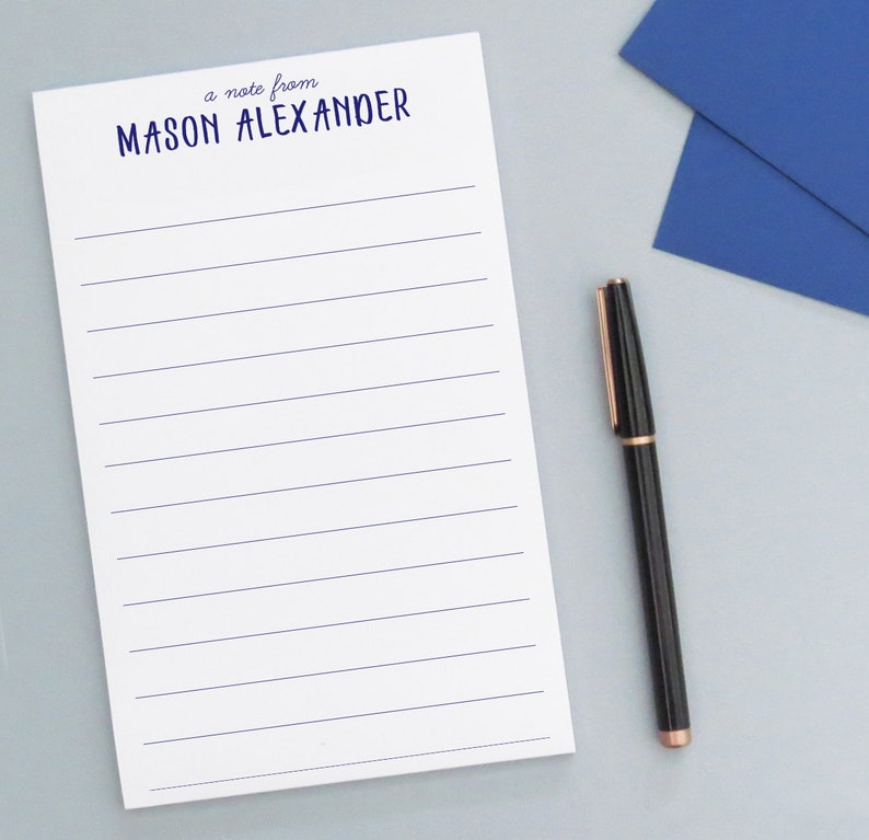 Personalized Notepad for Kids Lined Paper Notepads for Kids - Etsy