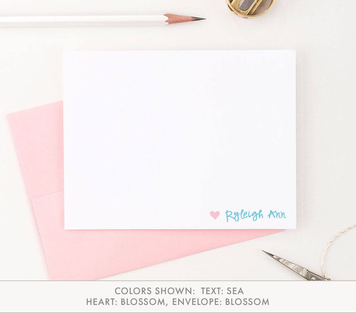 Girls Stationery Set Personalized Stationery Set Girls - Etsy