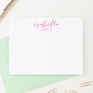 Personalized Note Cards for Women Custom Thank You Cards With Envelopes ...