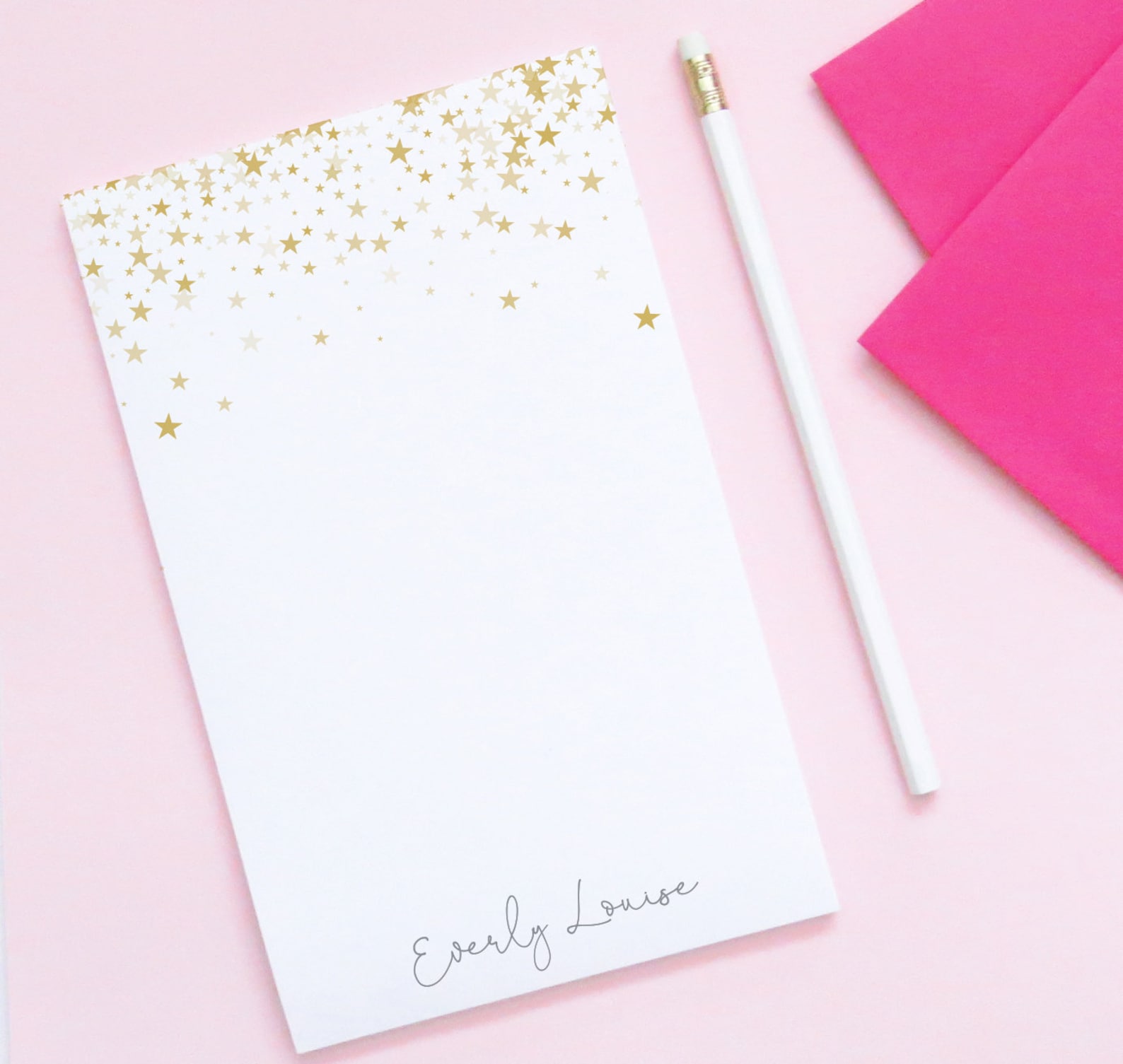 Star Stationary Personalized Notepad for Kids Stationary - Etsy
