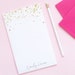 Star Stationary, Personalized Notepad for Kids, Stationary With Gold ...